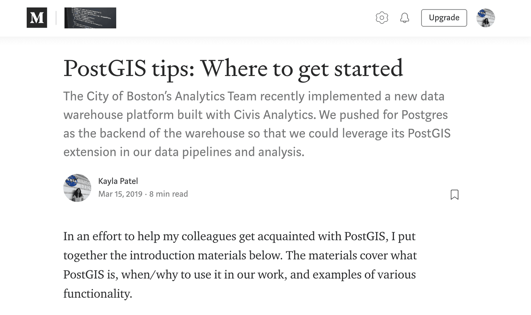 PostGIS documentation